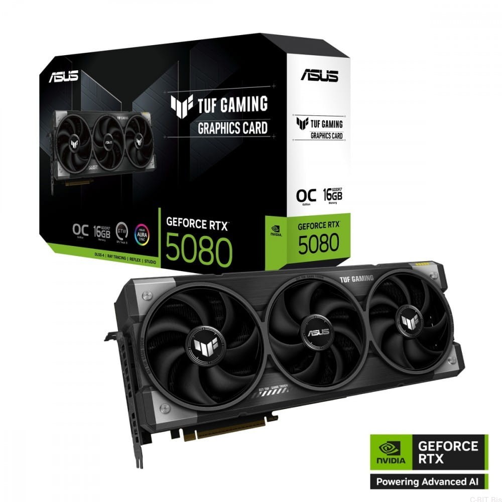 Asus Karta graficzna GeForce RTX 5080 TUF GAMING OC 16GB GDDR7 256bit ...